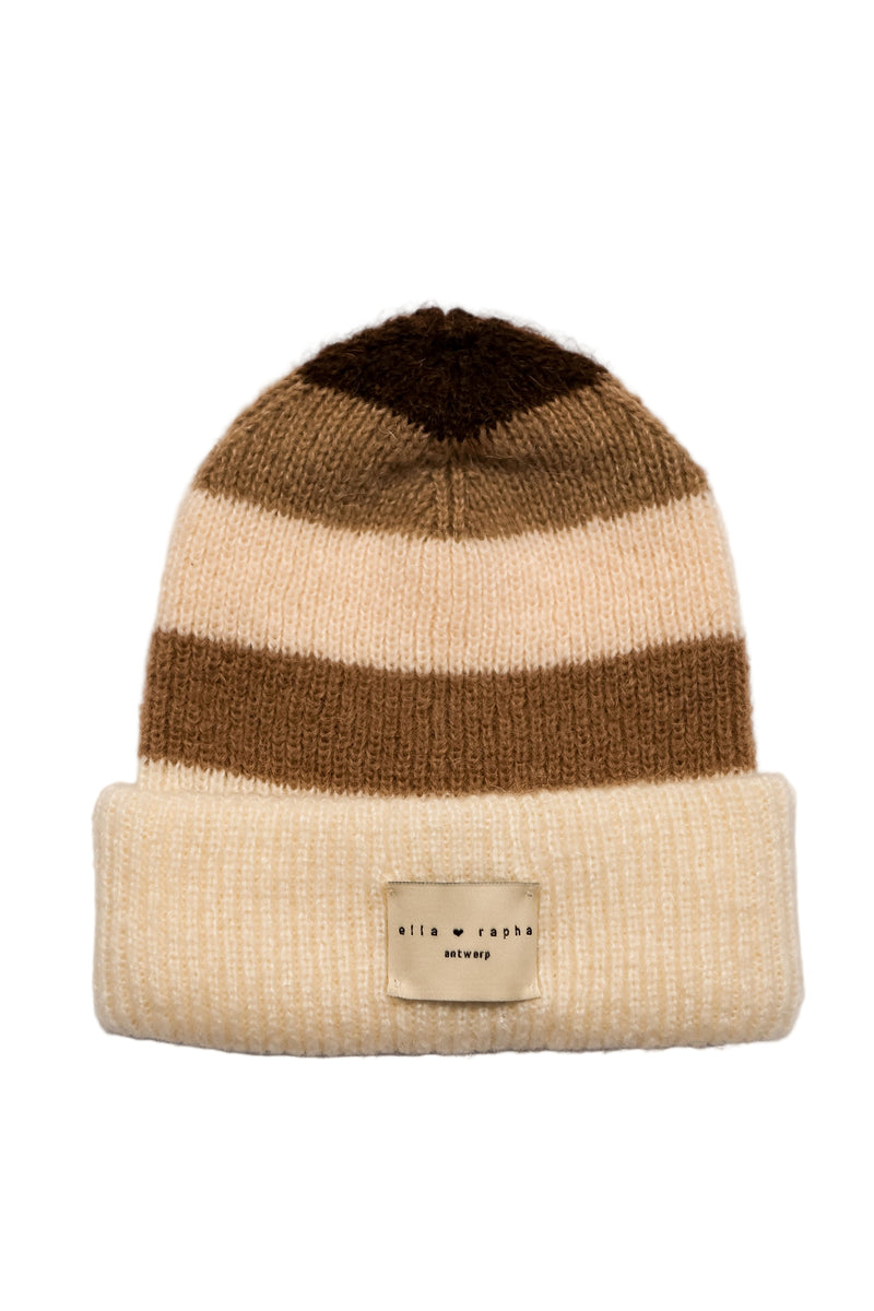 beige MULTICOLOR beanie KIDS – ella and rapha - antwerp
